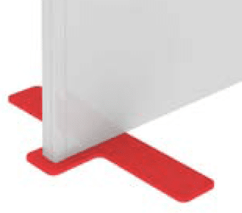 Elite Floor Standing Screen Support Foot - Type 1, Sold Individually ...
