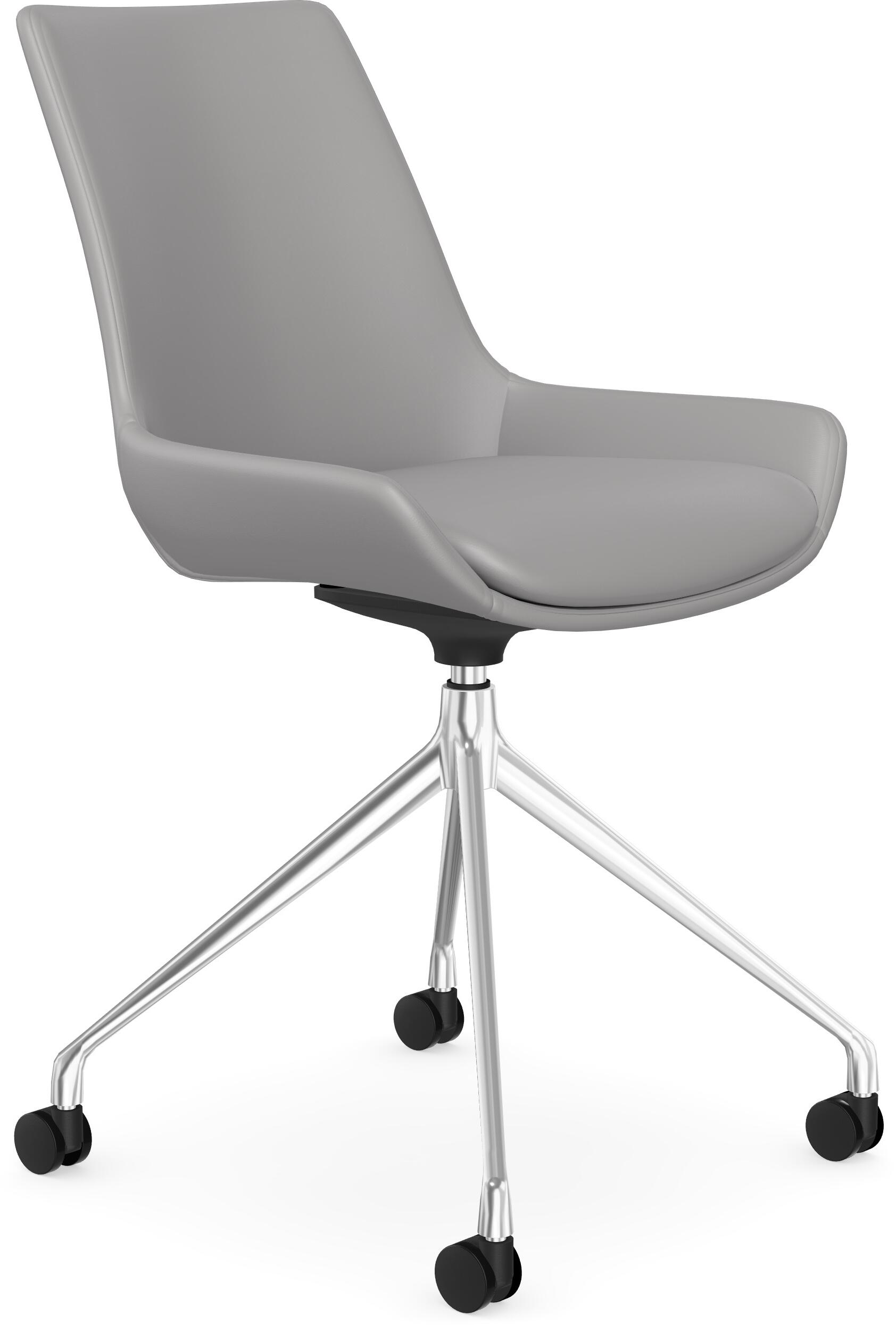 Elite Hampton Fully Upholstered Swivel Chair for Stylish Multi-Purpose ...