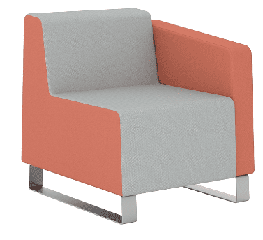 Elite Ella One Seater Right Arm Full Back Chair - Modern Design - Elite ...