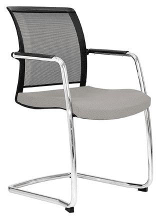 Elite Moda Mesh Back Cantilever Chair - Modern, Comfortable Seating ...