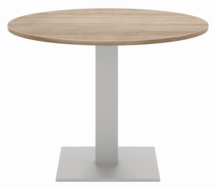 Elite Circular Meeting Table Square Base - 1000mm - Elite Office ...