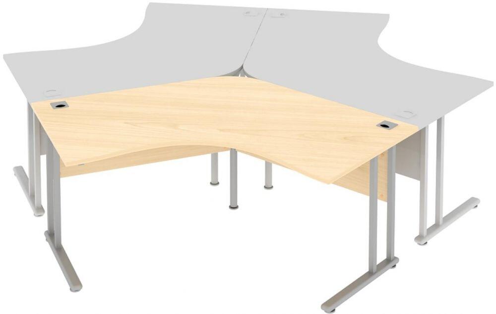 Elite Flexi 120 Degree Workstation - Stylish and Modern Office ...