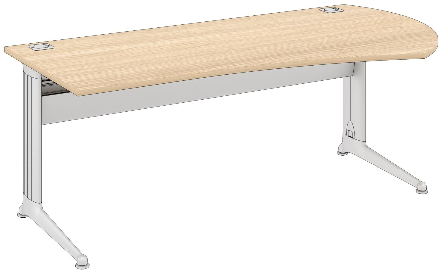 Elite Kassini Radius Executive Desk with Unique Wire Management System ...