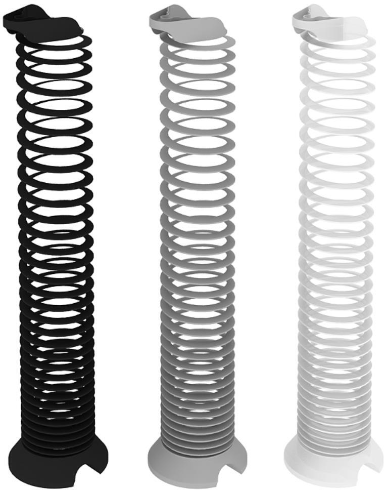 Elite Slinky Cable Riser in Silver, White or Black - Self Assembly ...