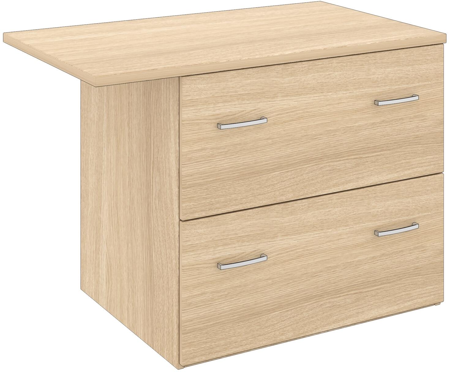 Elite Side Filing Unit with Overhanging Top - Lockable with 2 Keys ...